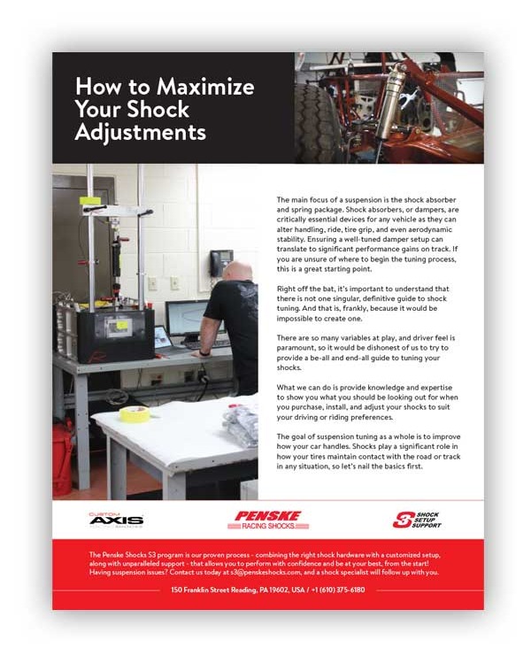 DOWNLOAD: Damper Tuning Guide | Penske Racing Shocks